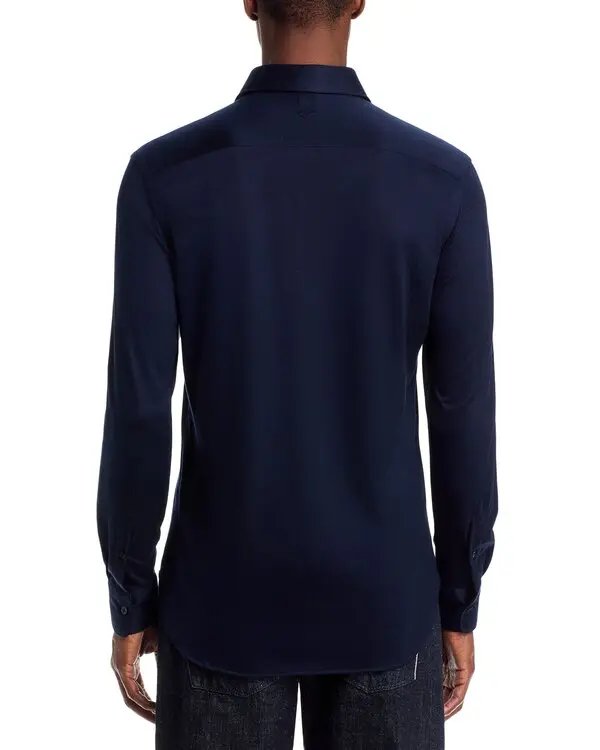 Canali Cotton & Lyocell Jersey Sportshirt
