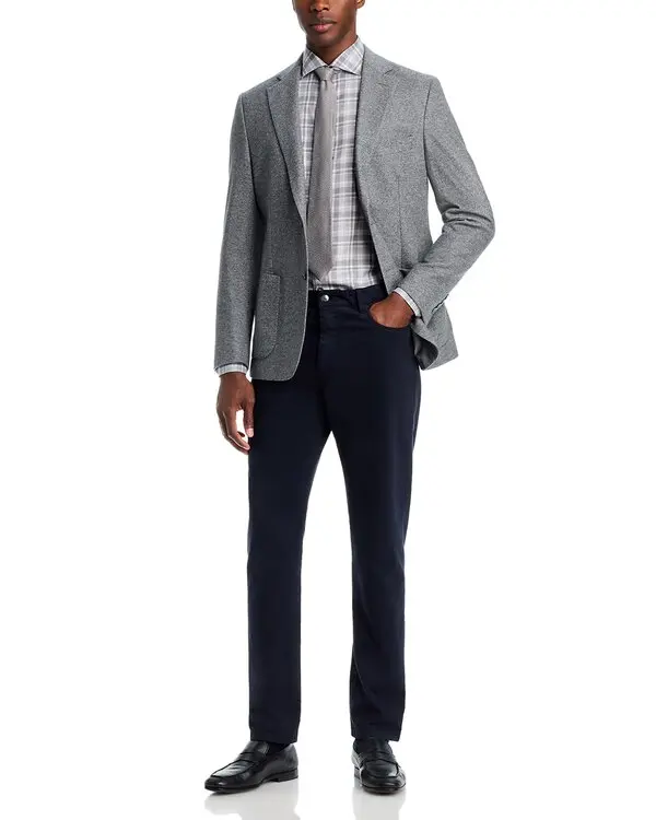 Canali Allover Plaid Sportshirt