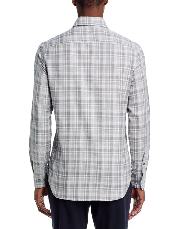 Canali Allover Plaid Sportshirt