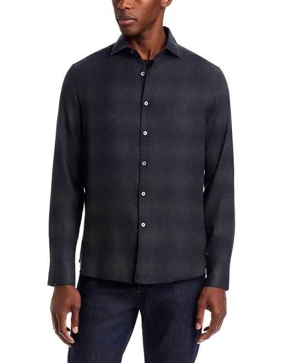 Canali Tonal Plaid Sportshirt
