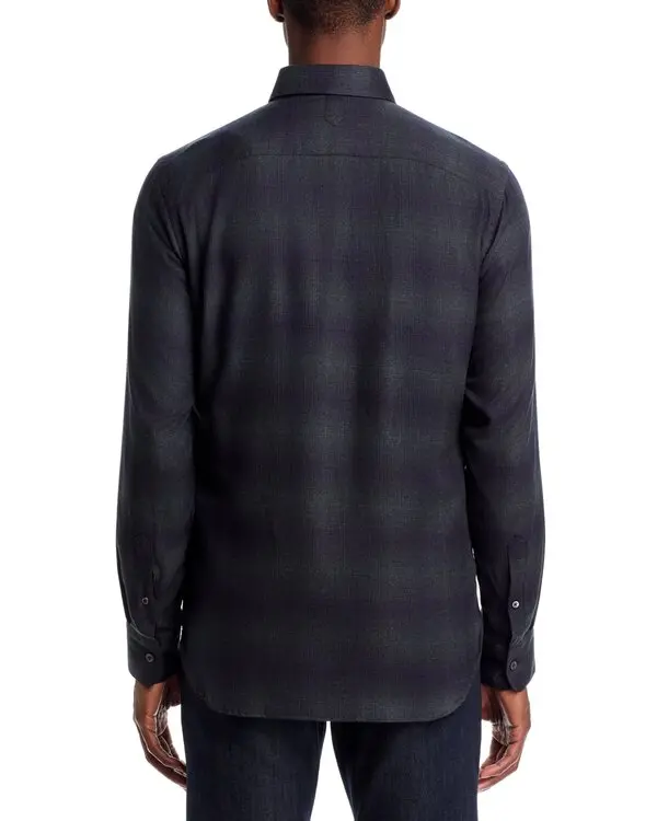 Canali Tonal Plaid Sportshirt