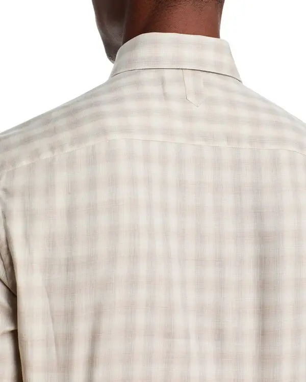 Canali Soft Plaid Sportshirt