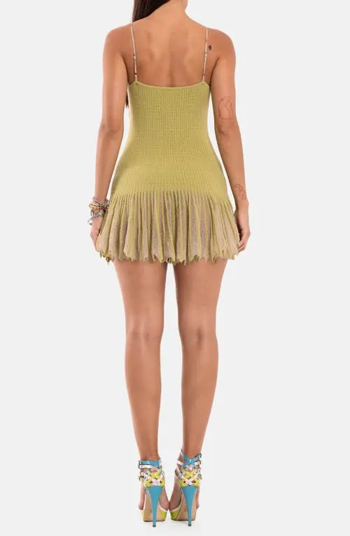 JADED LONDON Pleated Knit Dress