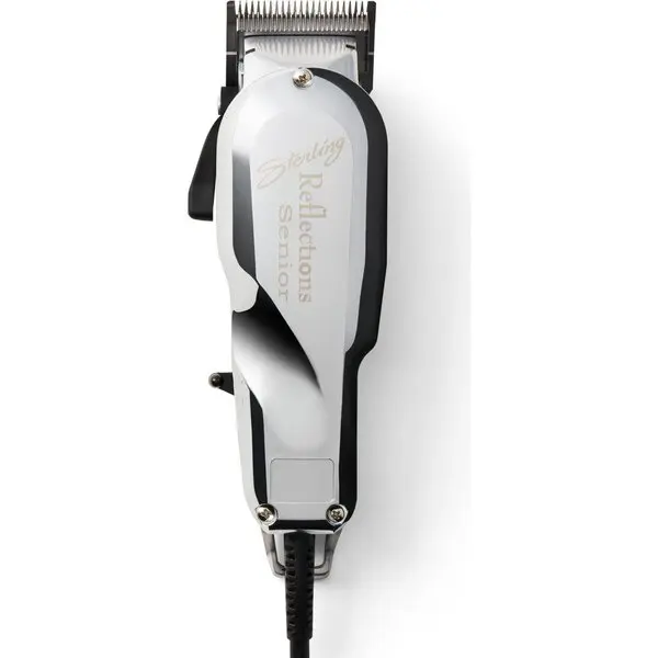 WAHL PROFESSIONAL Reflections Senior Clipper V9000 Motor Adjustable Taper Lever Metal Housing - Metallic Silver