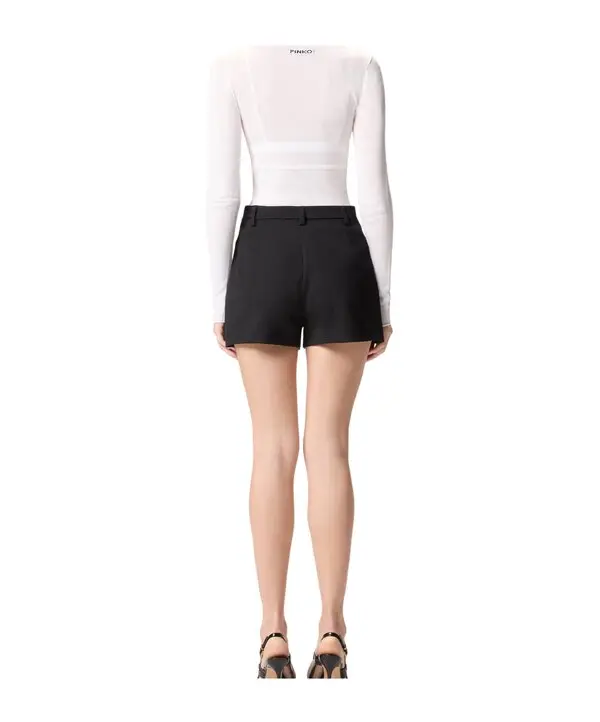Pinko Bustier Seam V-neck Knitted Top