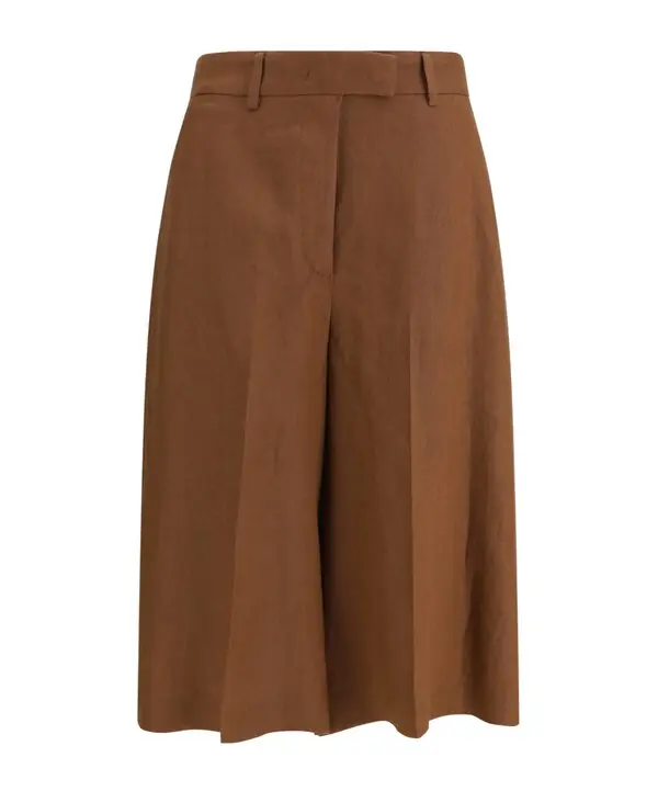 LARDINI Pleated Bermuda Shorts