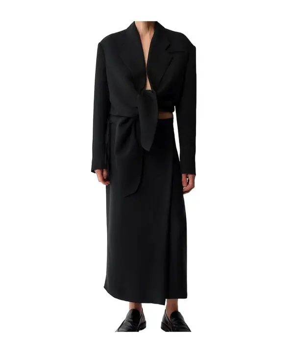 Calvin Klein Petunia Pinstripe Tailcoat Jacket