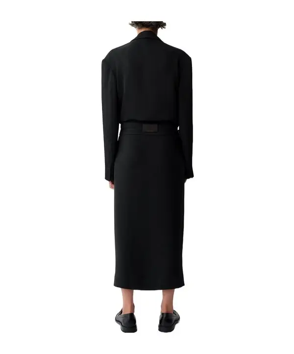 Calvin Klein Petunia Pinstripe Tailcoat Jacket