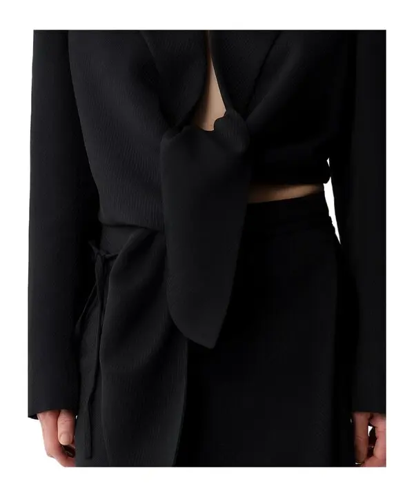 Calvin Klein Petunia Pinstripe Tailcoat Jacket
