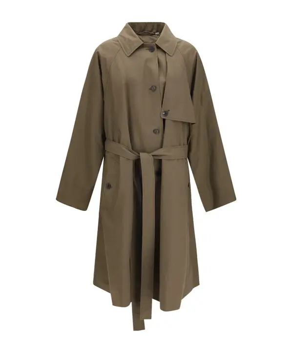 Calvin Klein Zeland Belted Trench Coat - Brown