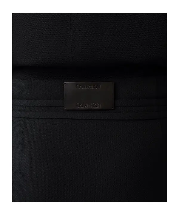 Calvin Klein Hallie Wrap Midi Skirt - Black