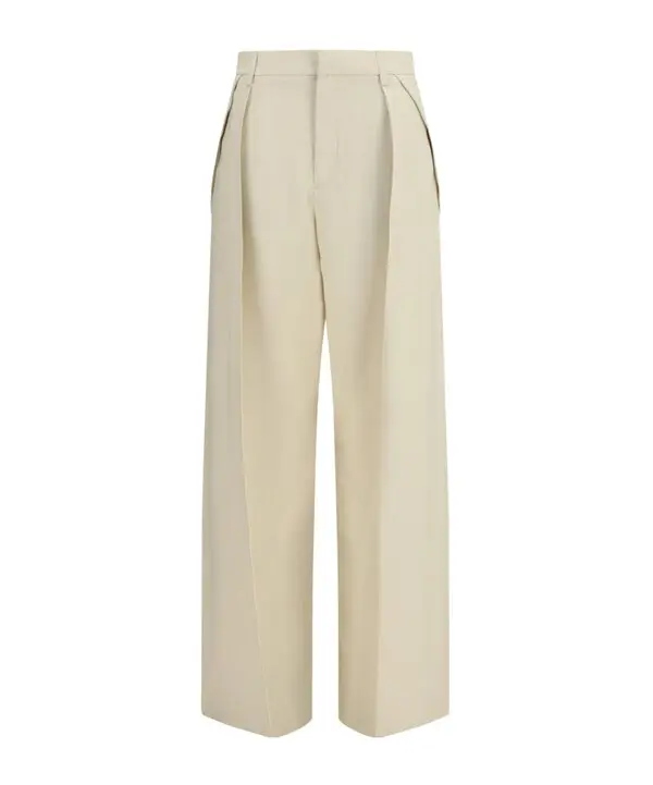 Jacob Cohen Pleated Wide-leg Trousers