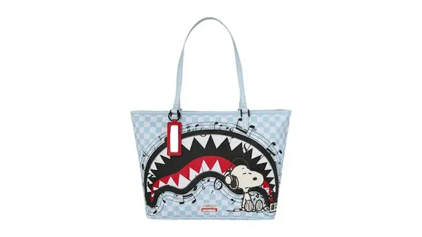 SPRAYGROUND Peanuts Snoopy Tuned Up & Tuned Out Tote