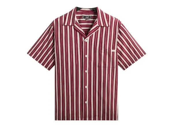 Kith Barre Stripe Thompson Camp Collar Shirt