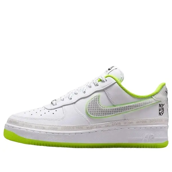 Nike Force 1 Low Ny V. Ny Sneakers - White/volt