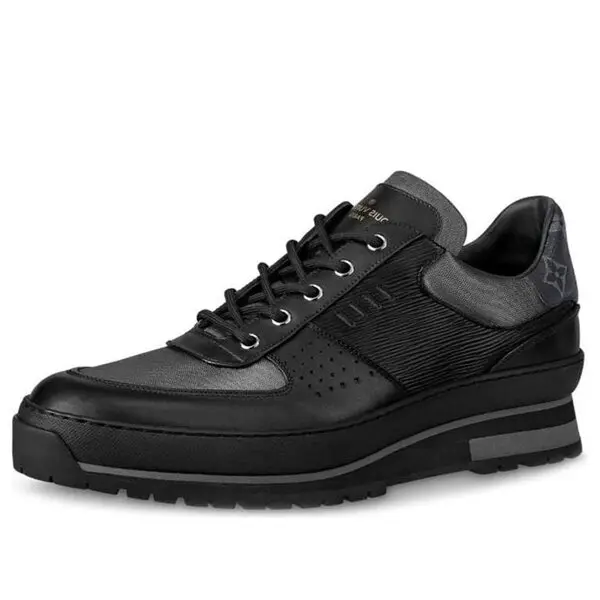 LOUIS VUITTON Harlem Monogram Sneakers 'black Epi Leather
