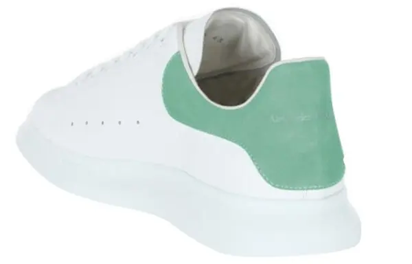 Alexander McQueen Oversized Sneakers - White/teal