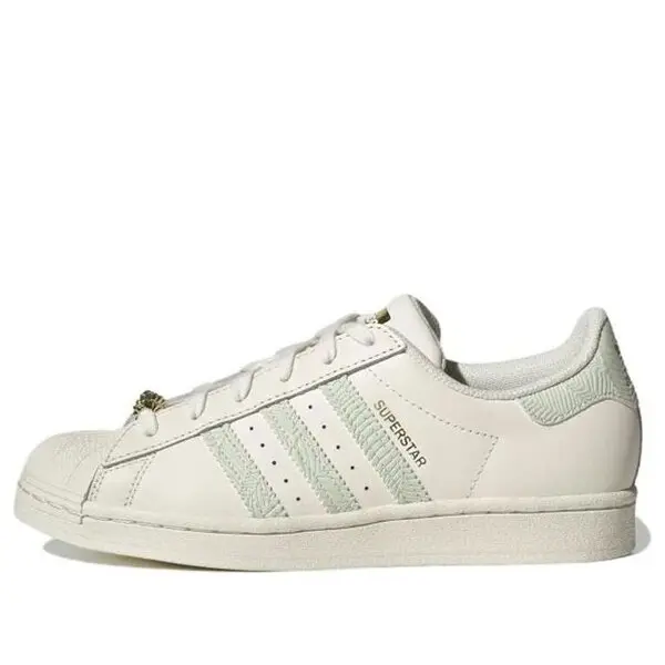 Adidas Originals Superstar 'off White Linen Green - Beige/green