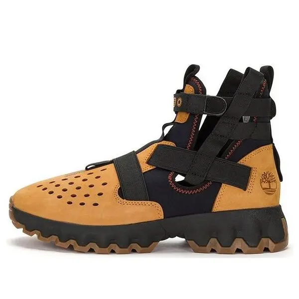 Timberland Greenstride Edge Lace Up Boot Sandals - Yellow/brown/black