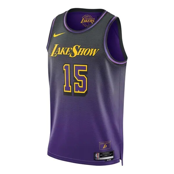 Nike Dri-fit Nba Los Angeles Lakers 2024/25 City Edition Swingman Jersey Austin Reaves - Field Purple