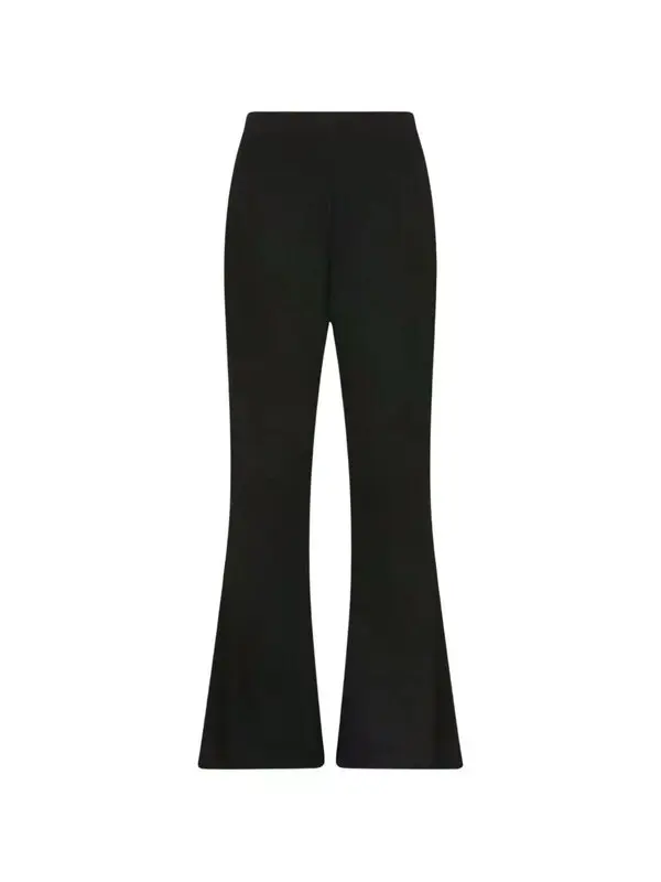 IZAAK AZANEI Ribbed-knit Flared Trousers