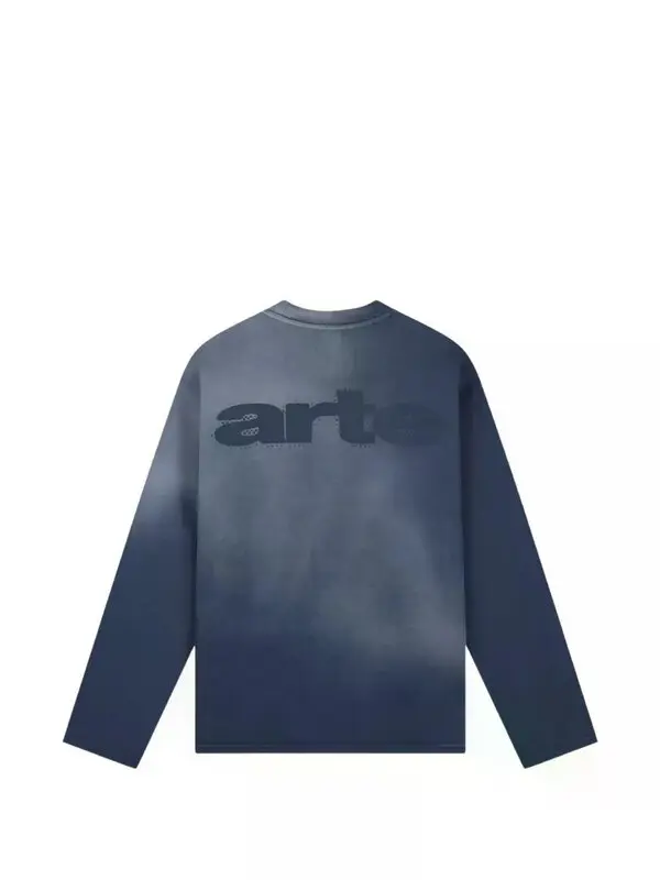 ARTE ANTWERP Logo Print Faded Effect Sweater