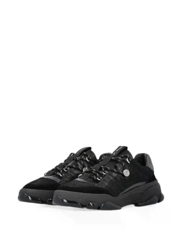 Pinko Glitter-panelled Chunky Sneakers