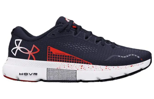 Under Armour Hovr Infinite 5 Collegiate Auburn University Sneakers - Blue/white
