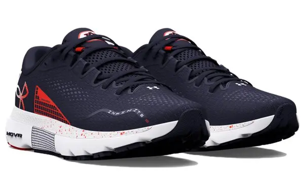 Under Armour Hovr Infinite 5 Collegiate Auburn University Sneakers - Blue/white