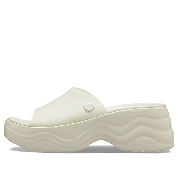 CROCS Skyline Platform Slide - White
