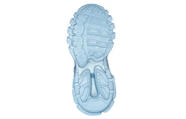 Balenciaga Track Sneaker - Metallic Light Blue