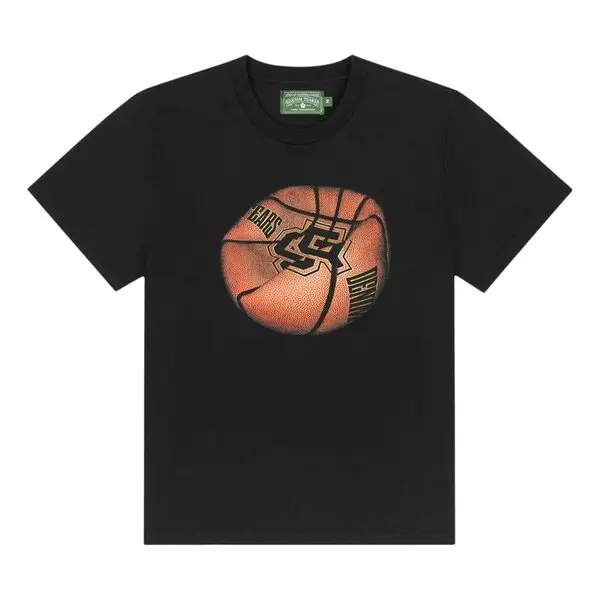 DENIM TEARS Deflated Basketball Tee - Black
