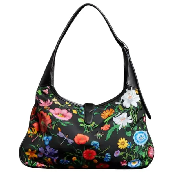 Gucci Jackie 1961 Medium Shoulder Bag - Black/multicolor