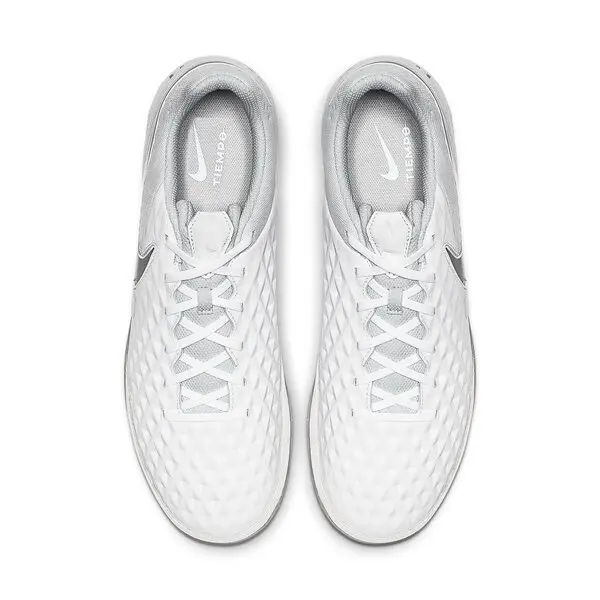 Nike Tiempo Legend 8 Academy Ic Athletic Sneakers - White/chrome/pure Platinum