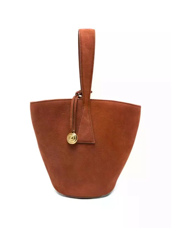 LIFFNER Small Leather Bucket Bag