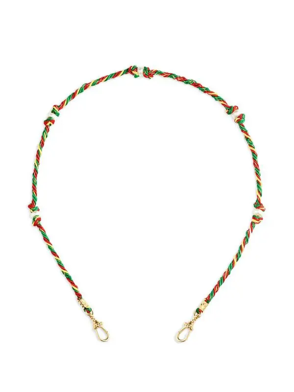 MARIE LICHTENBERG Mauli Rasta Pearl Necklace - Gold