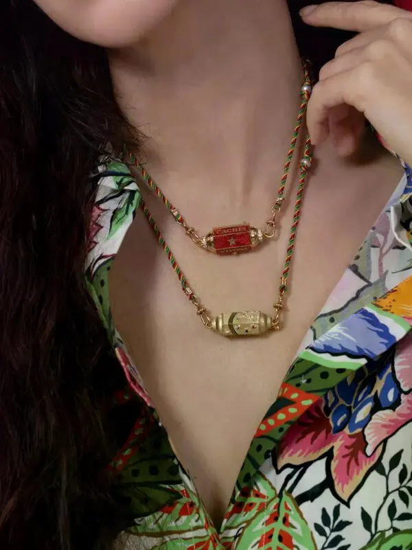 MARIE LICHTENBERG Mauli Rasta Pearl Necklace