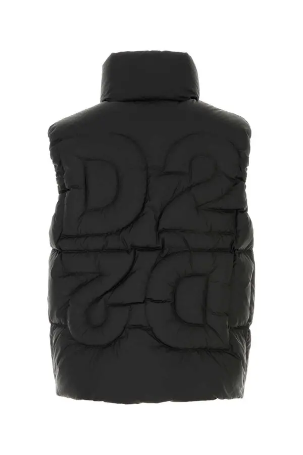 Dsquared2 Sleeveless Down Jacket - Black