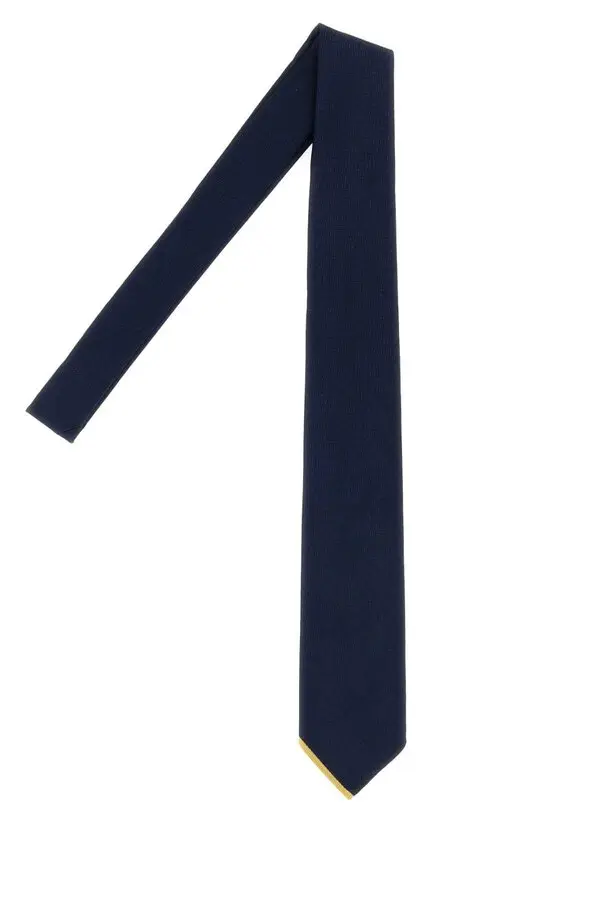Fendi Navy Silk Tie