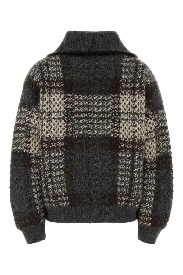 Brunello Cucinelli Embroidered Mohair Blend Cardigan