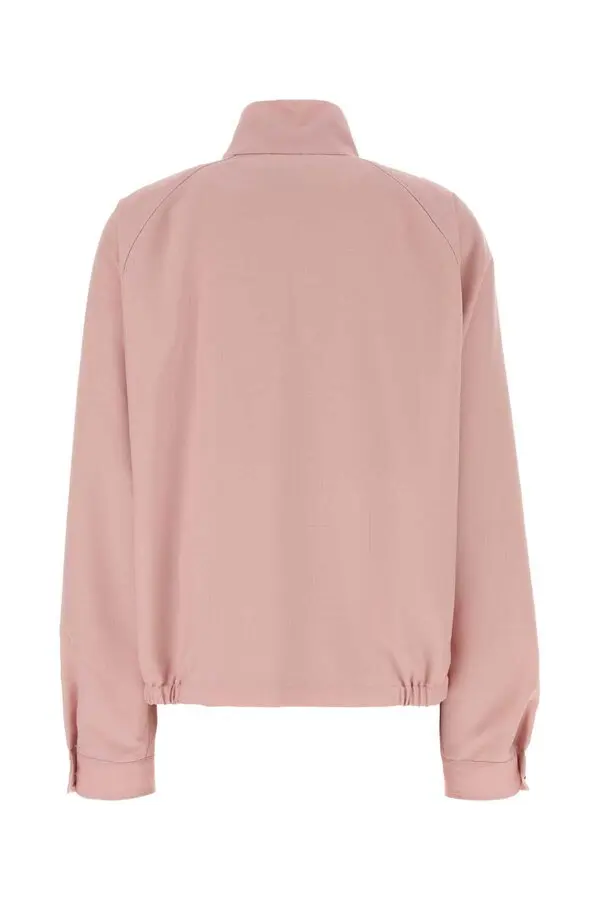 Miu Miu Mohair Blend Jacket - Pink
