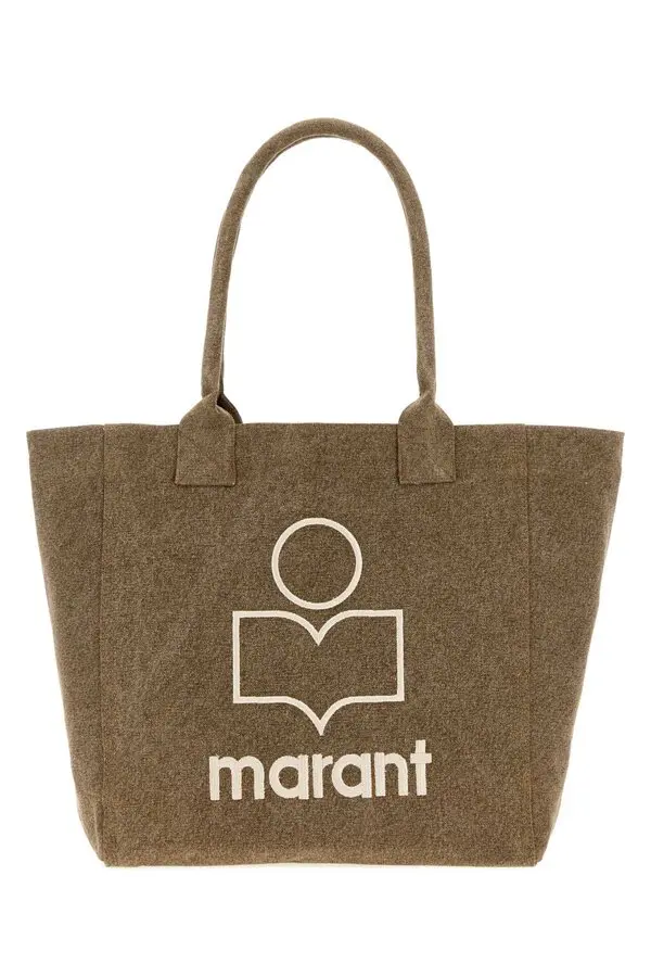 Isabel Marant Étoile Mud Cotton Small Yenky Shopping Bag - Brown