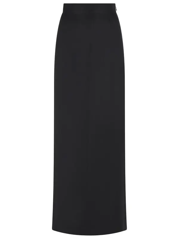 MAISON MARGIELA Virgin Wool Maxi Skirt