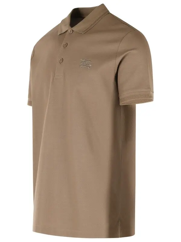 Burberry Eddie Ekd' Cotton Polo Shirt - Brown