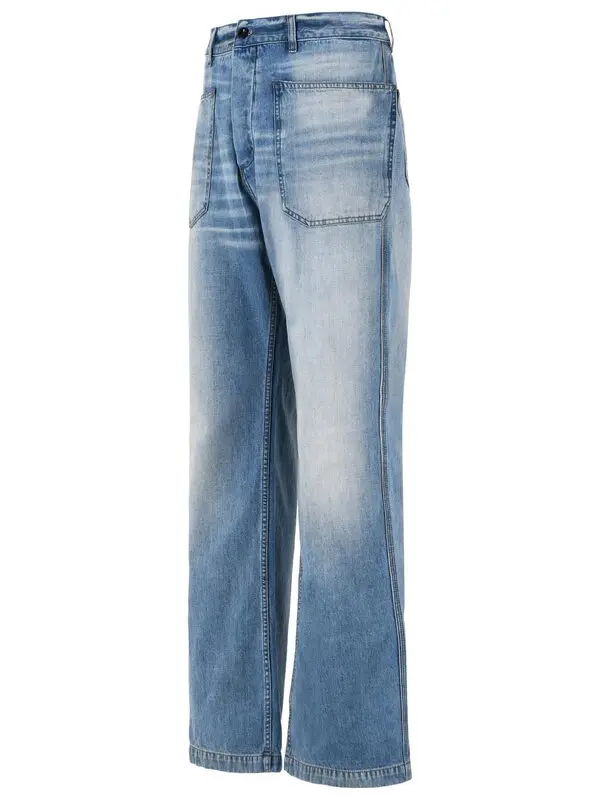 Acne Studios Wide Leg Denim Jeans - Blue