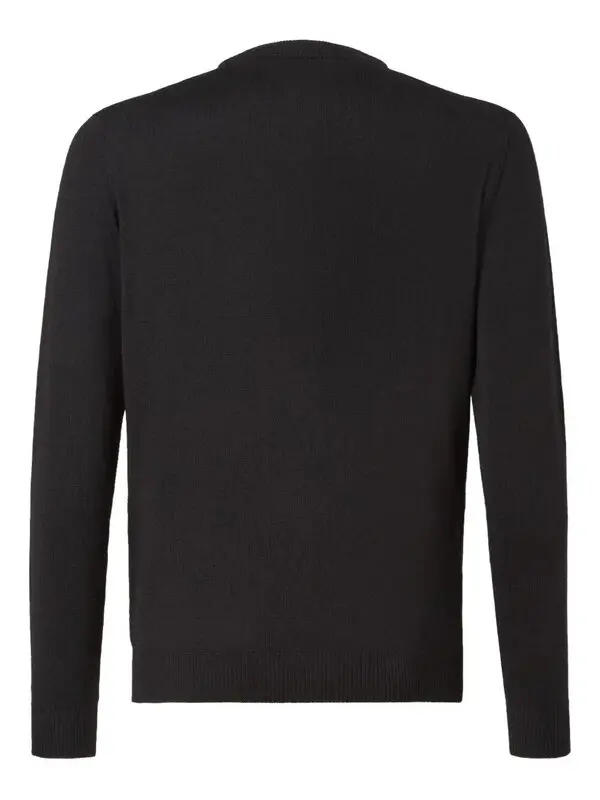Fendi Wool Pullover With Embossed Ff Pocket