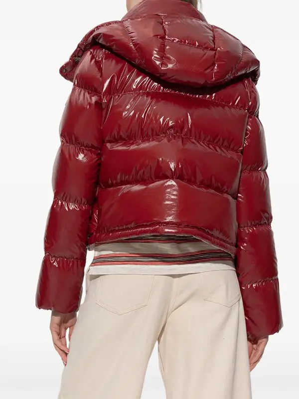 Moncler Niveole Short Down Jacket - Red