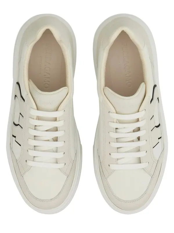FERRAGAMO Cassina Ganc2 Leather Sneakers