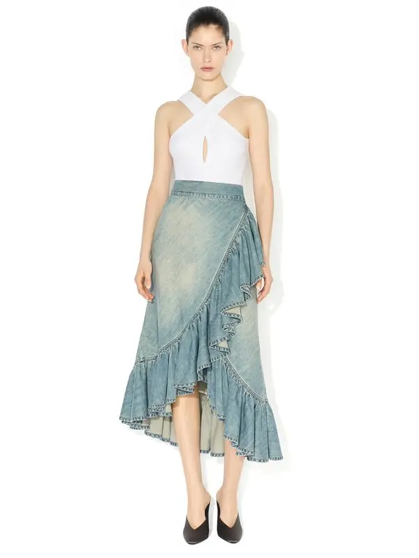 Alaïa Ruffle Skirt