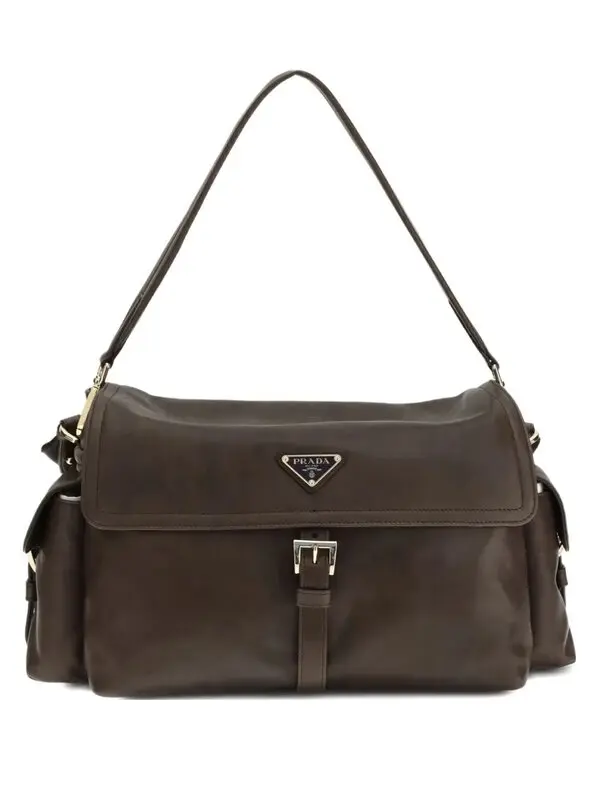 Prada Large Shoulder Bag - Brown
